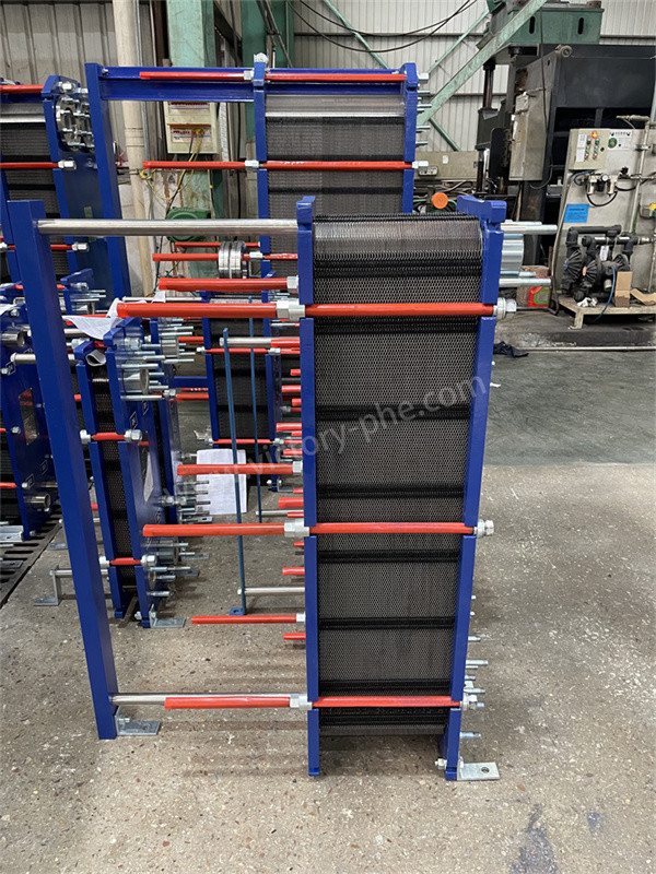 Nickle Plate Frame Heat Exchanger Industrial Cooling PHE Type Heat ...